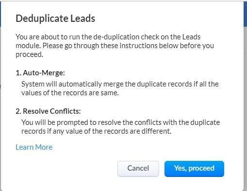 How To Deduplicate Records In Zoho Crm Etomate Technology
